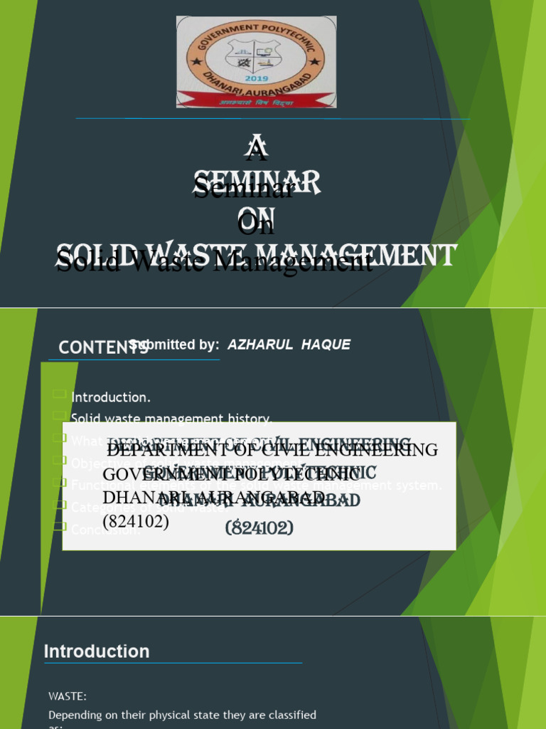 Azharul-Haque - 1 | PDF | Waste | Waste Management