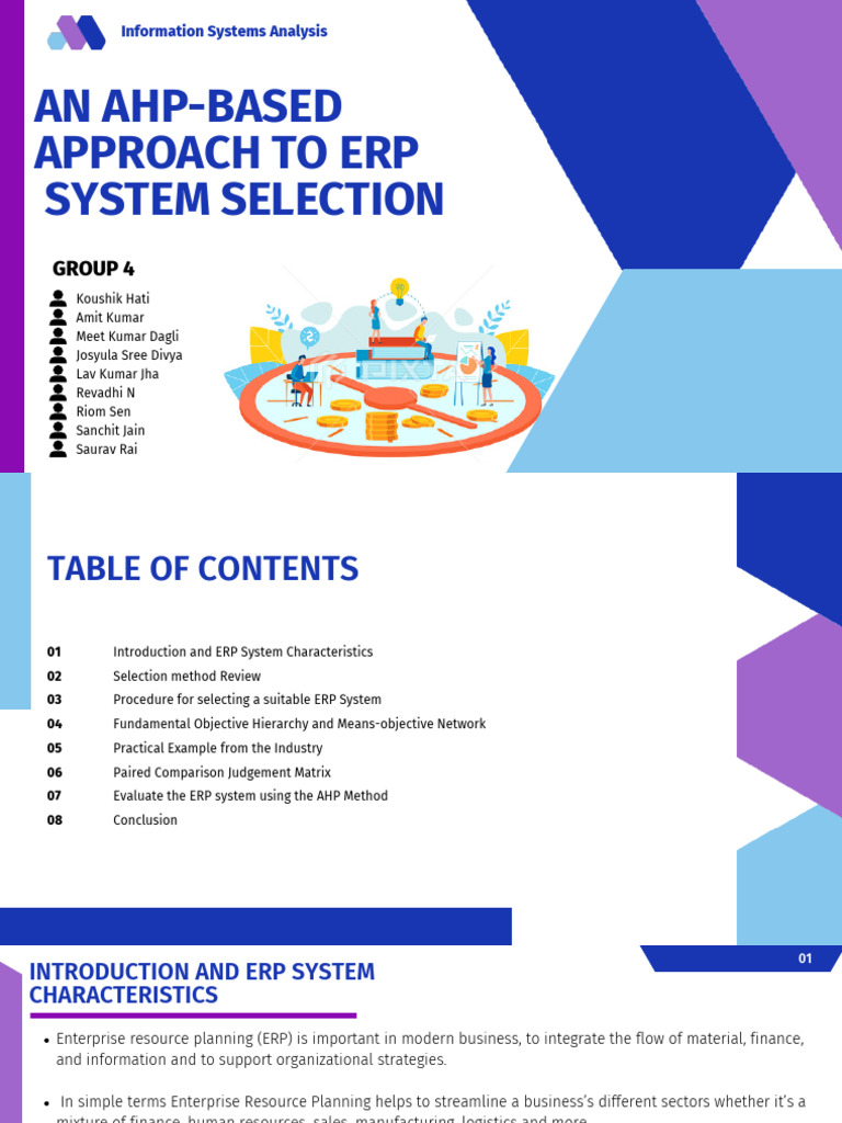 ISA - AHP - Group 4 | PDF | Enterprise Resource Planning | Software As ...