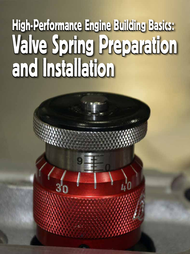 Valve-Spring-Preparation-and-Installation | PDF | Mechanical ...