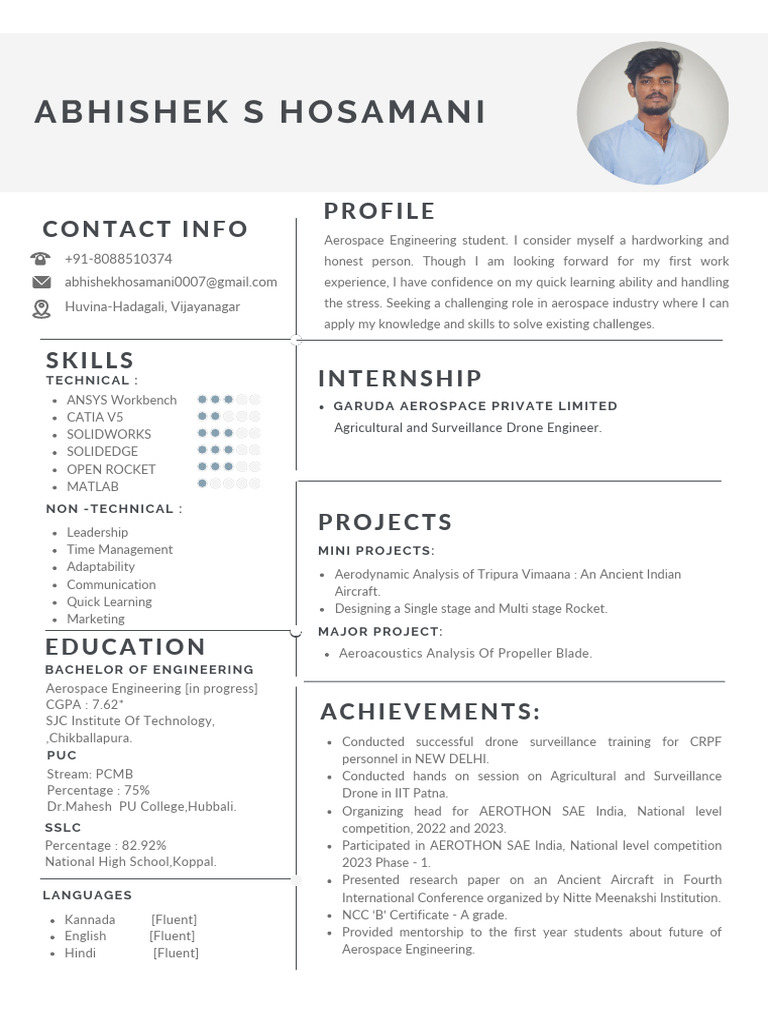 Abhishek Resume | PDF | Engineering