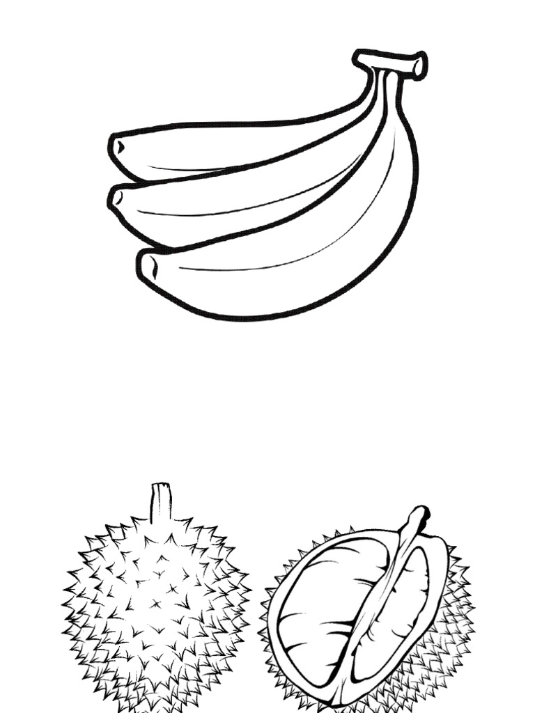 Buah Buahan Coloring | PDF