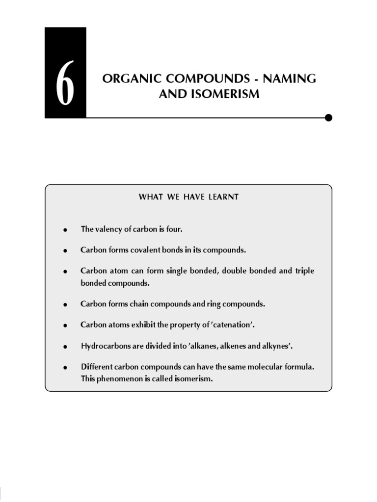Organic Compounds: Naming & Isomerism | PDF
