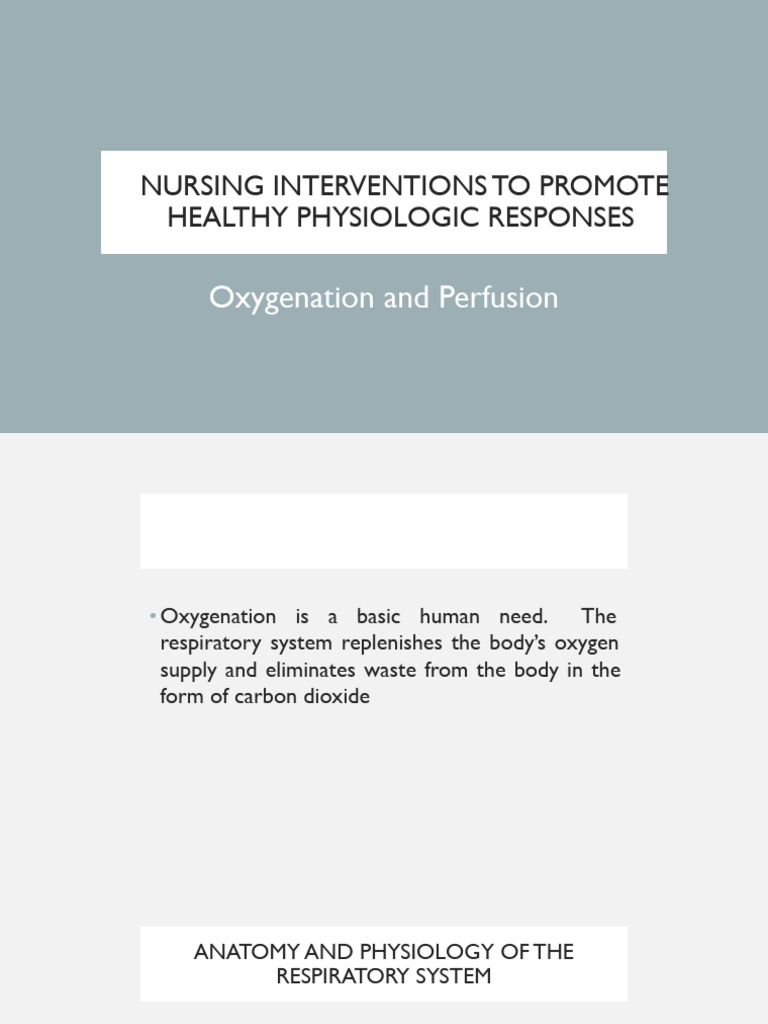 12 Oxygenation.ppt | PDF | Respiratory Tract | Lung