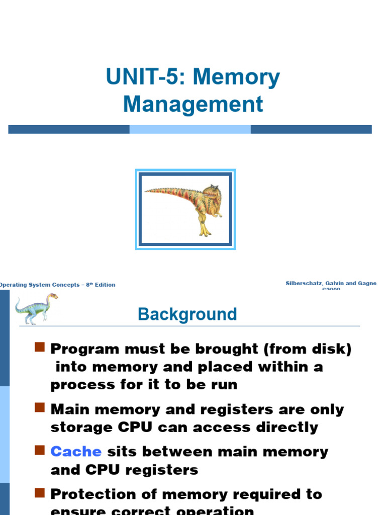 Unit3 1 | Download Free PDF | Computer Data Storage | Operating System