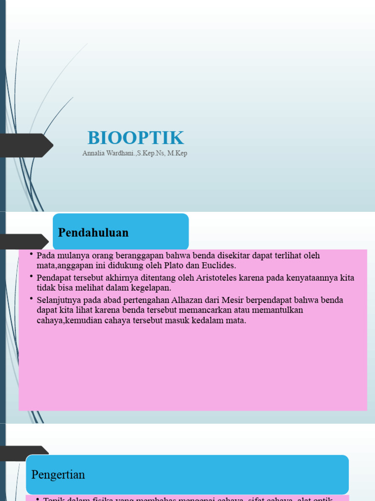 Bio Optik | PDF