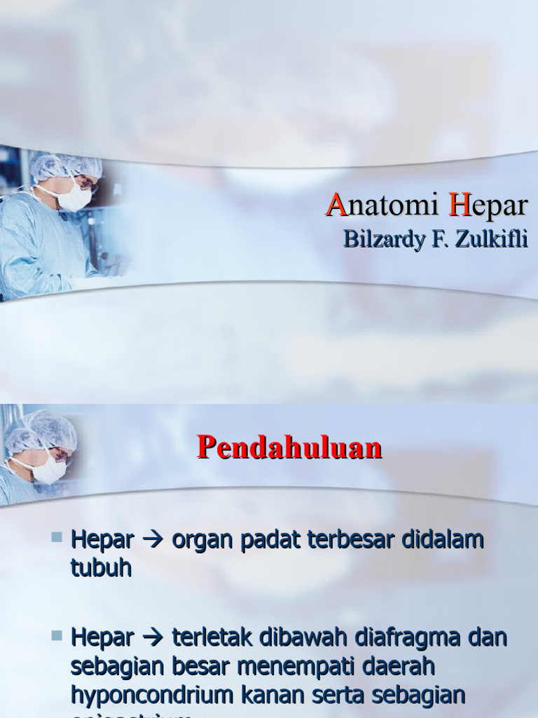 Anatomi dan Struktur Hepar | PDF | Sains & Matematika
