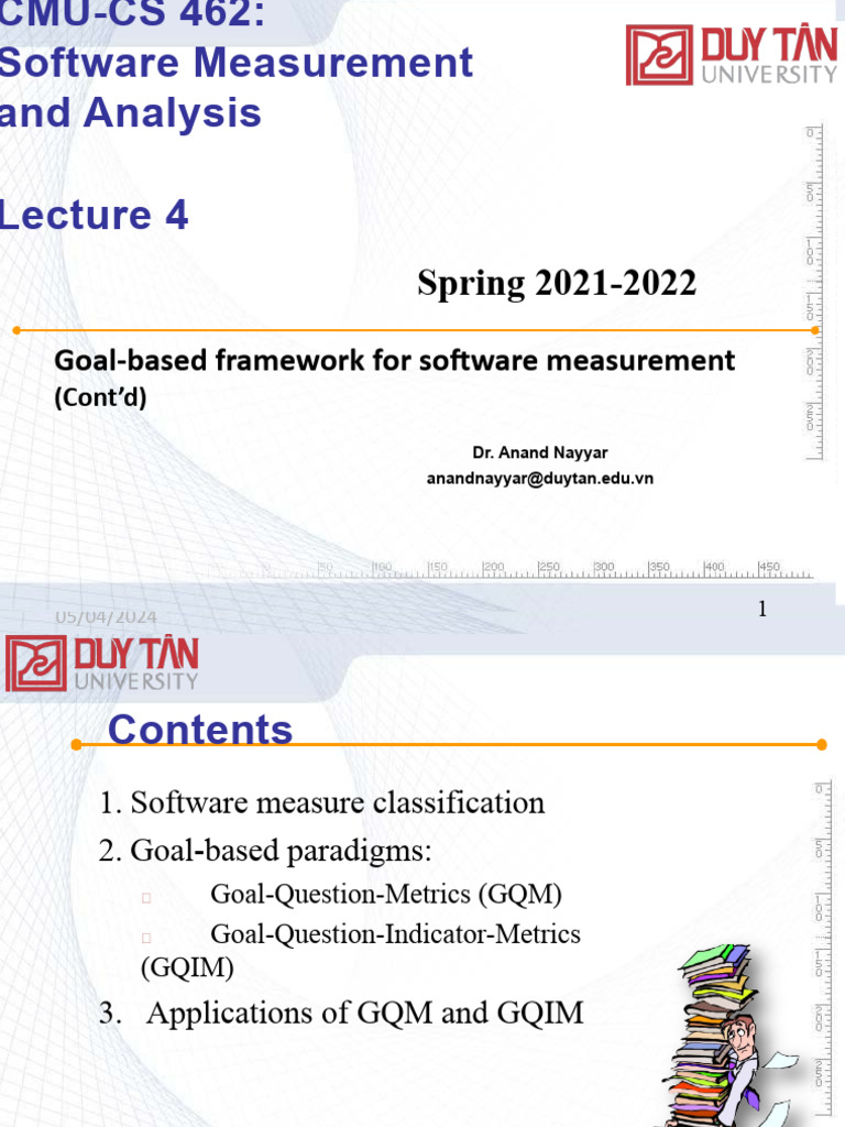 CMU-CS 462 - Software Meassurement and Analysis - 2020S - Lecture Slides - 4 | PDF | Software ...
