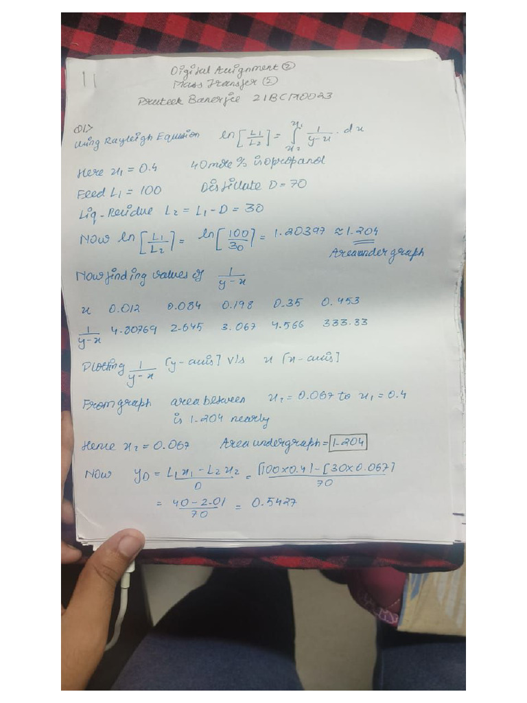 Mass Transfer DA2 | PDF