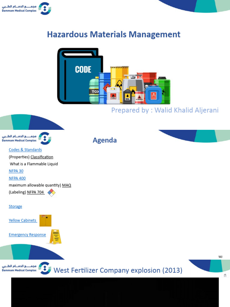 Hazardous Materials Management Guide | PDF | Dangerous Goods | Safety
