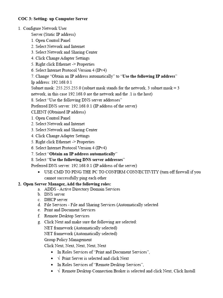 COC3 | Download Free PDF | Ip Address | Domain Name System