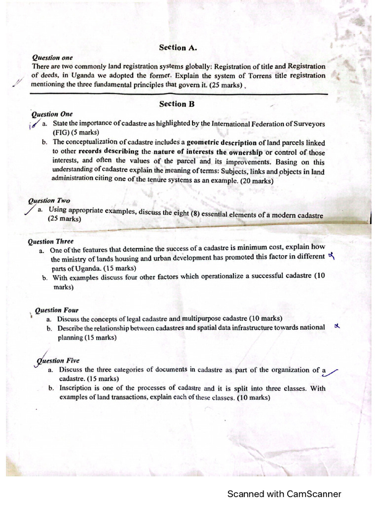 Past Papers Yr3sem2 | PDF