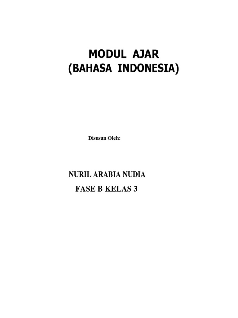 RPP Atau Modul Ajar 6 | PDF
