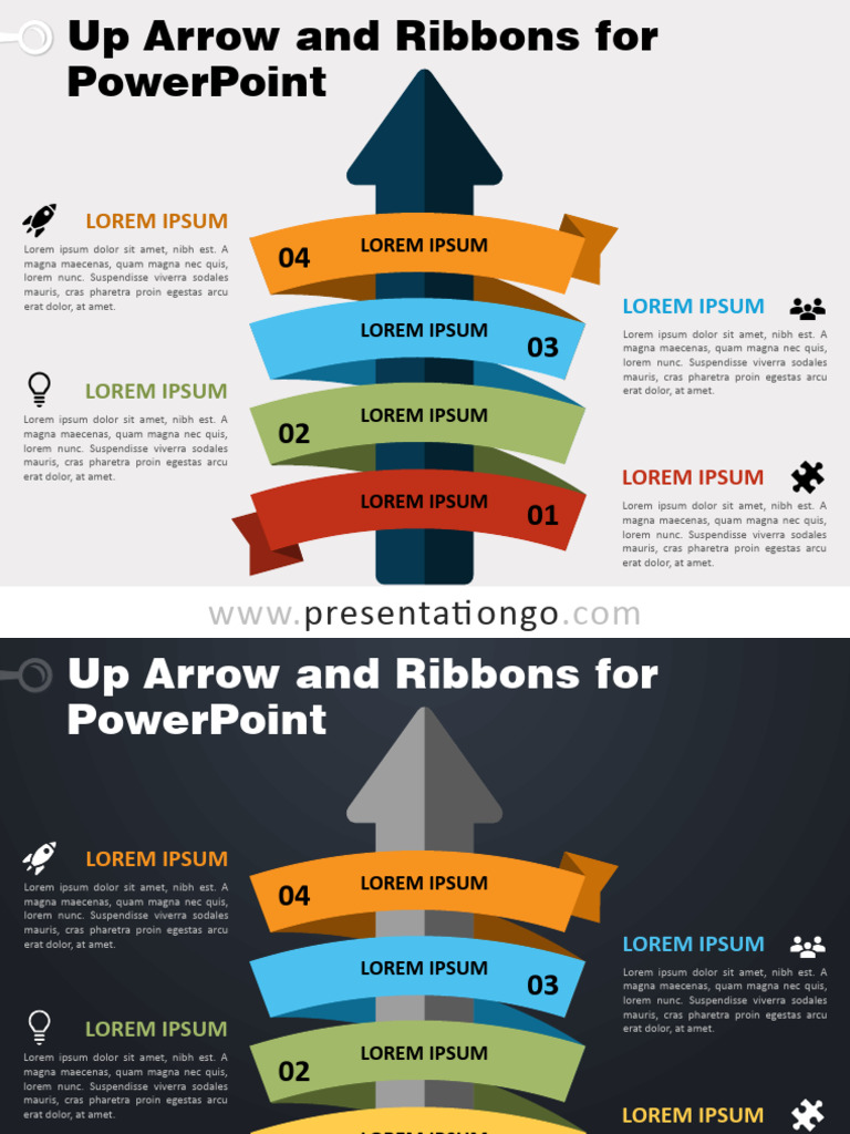 2 0397 Up Arrow Ribbons PGo 4 3 | PDF