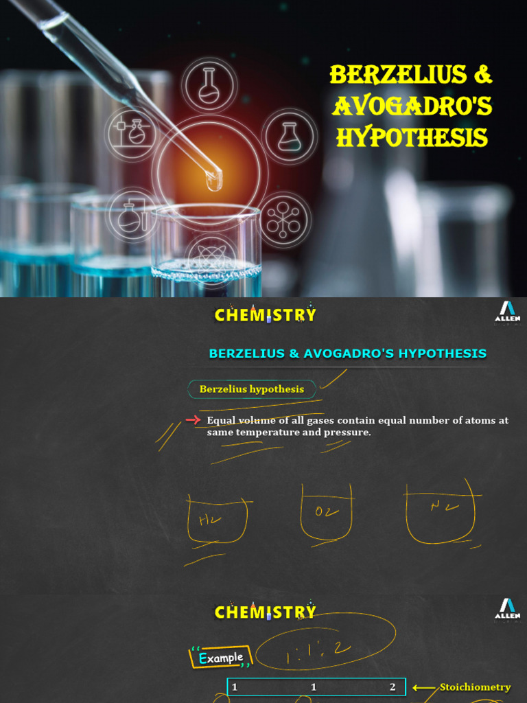 Avogadro vs Berzelius Hypotheses | PDF | Molecules | Gases