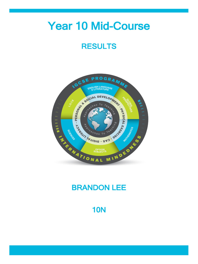 Year 10 Mid-Course: Results | PDF