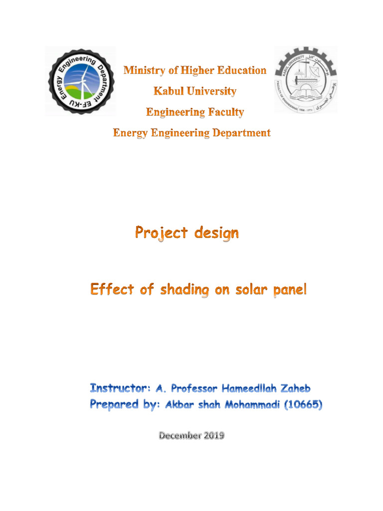 Effect_of_shading_on_solar_panels | PDF | Photovoltaics | Solar Panel