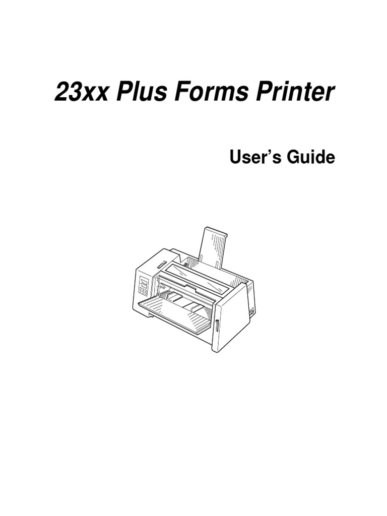 23xx Manual | PDF | Printer (Computing) | Computing