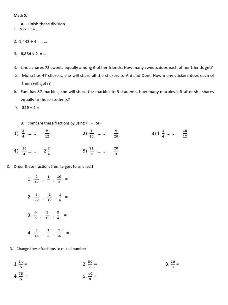 Math 5 General | PDF | Algebra | Mathematical Objects