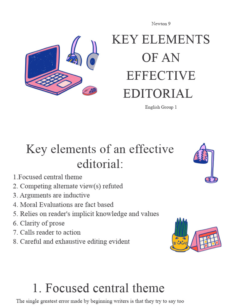 Key Elements of an Effective Editorial | PDF | Argument | Inductive ...
