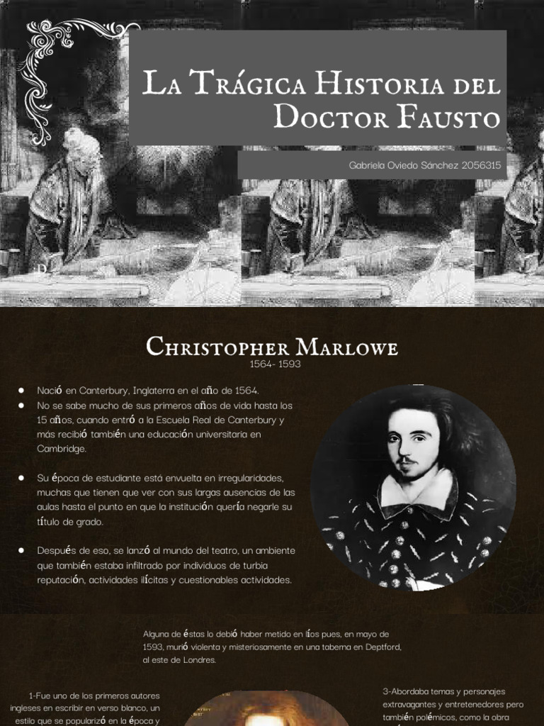 La Trágica Historia Del Doctor Fausto | PDF | Fausto
