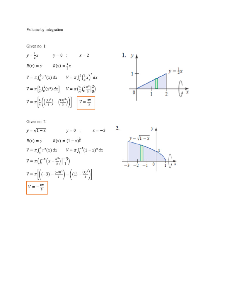 Sample Volume-By-Integration | PDF