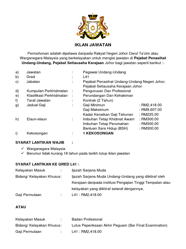 BKP Jawatan Kosong 2 | PDF