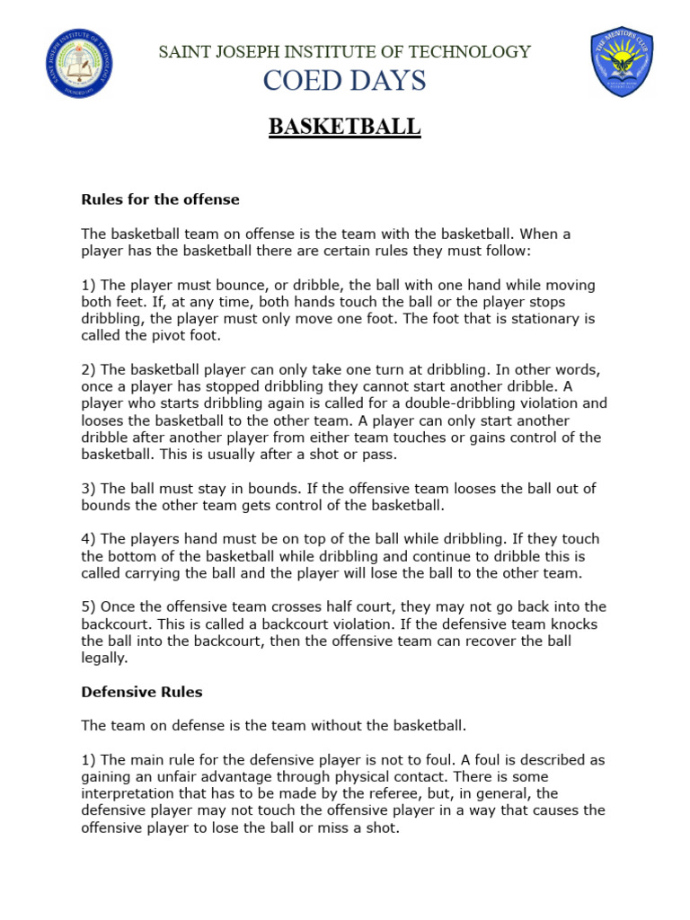 7 BASKETBALL | PDF | Indoor Sports | Athletic Sports