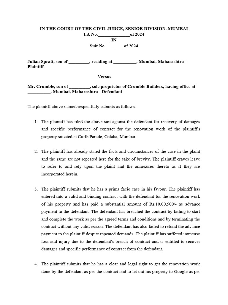 IA | Download Free PDF | Legal Remedy | Injunction