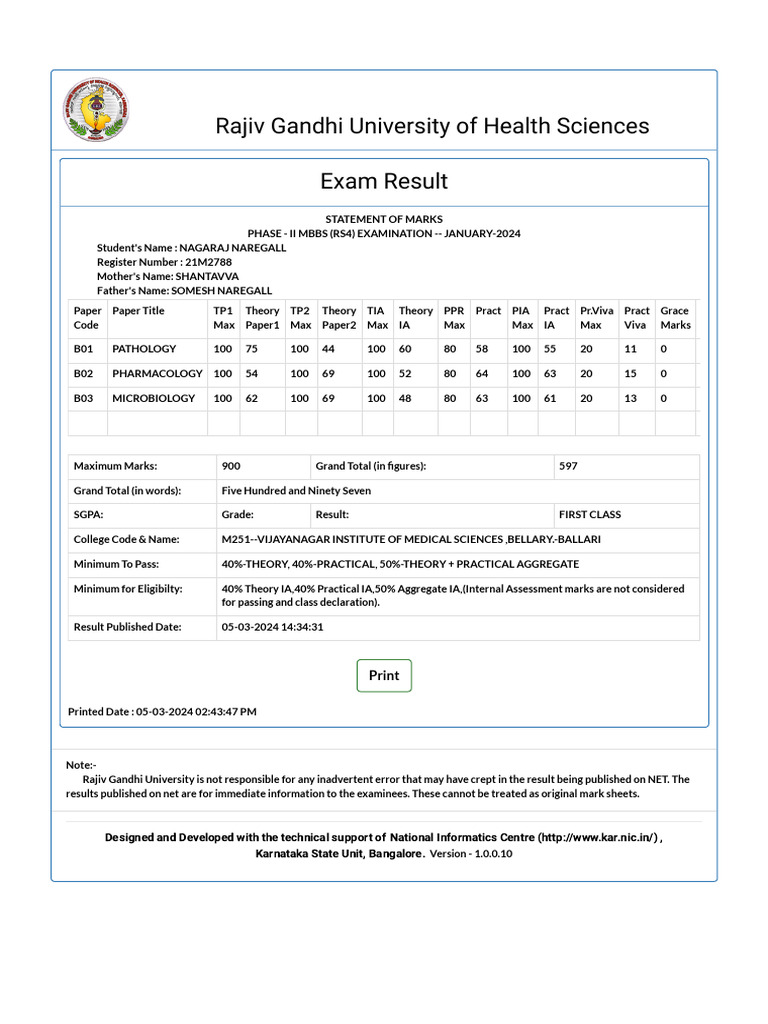 EMS Result | PDF