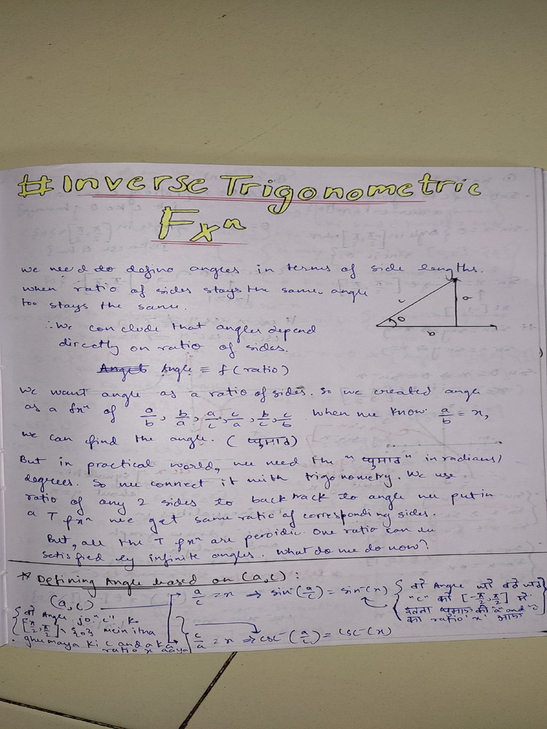 Inverse Trigo | PDF