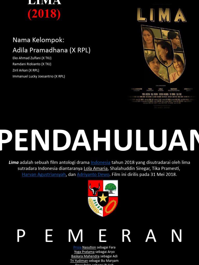 Film Lima: Drama Pancasila dan Isu SARA | PDF | Ilmu Sosial