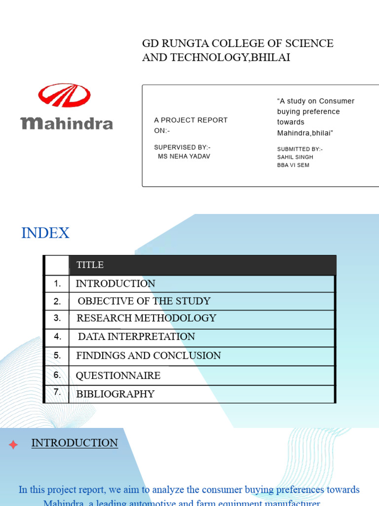 Sahil Bba 6 Sem Presentation | PDF | Marketing | Brand