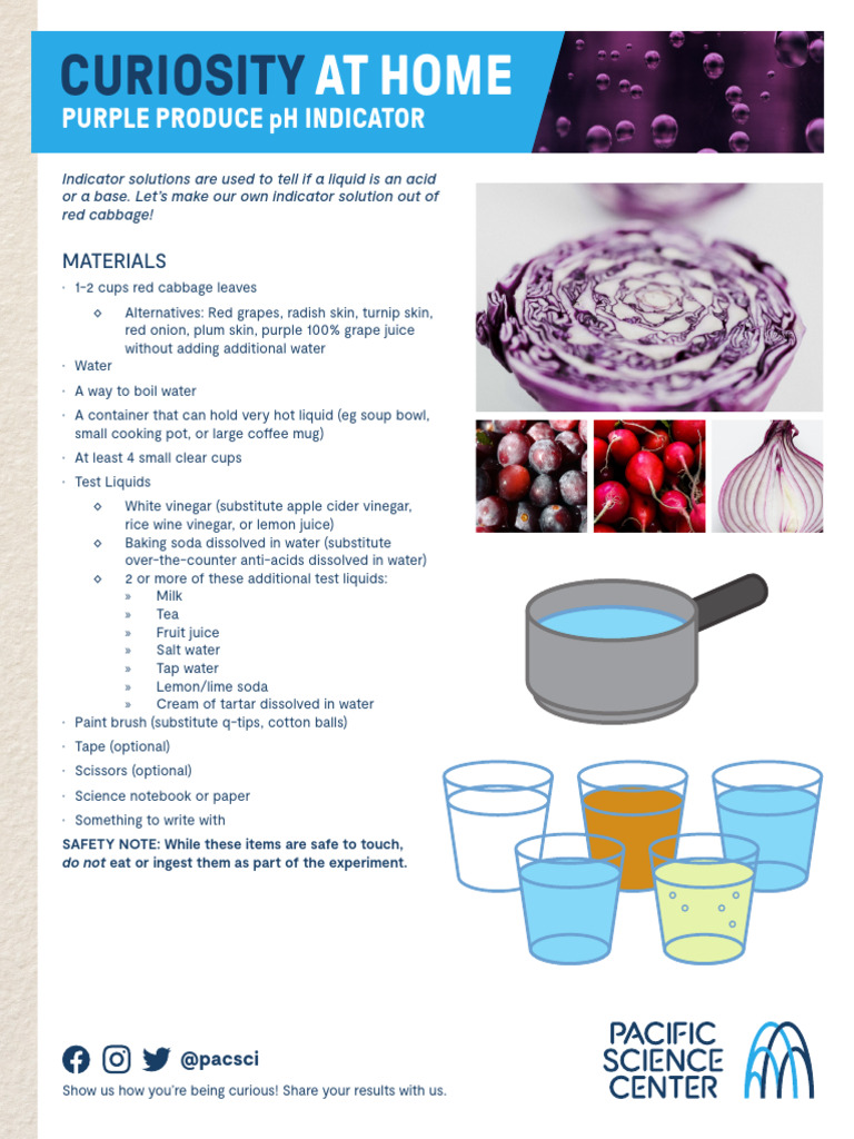 Cah Purple PH Indicator | PDF | Acid | Ph