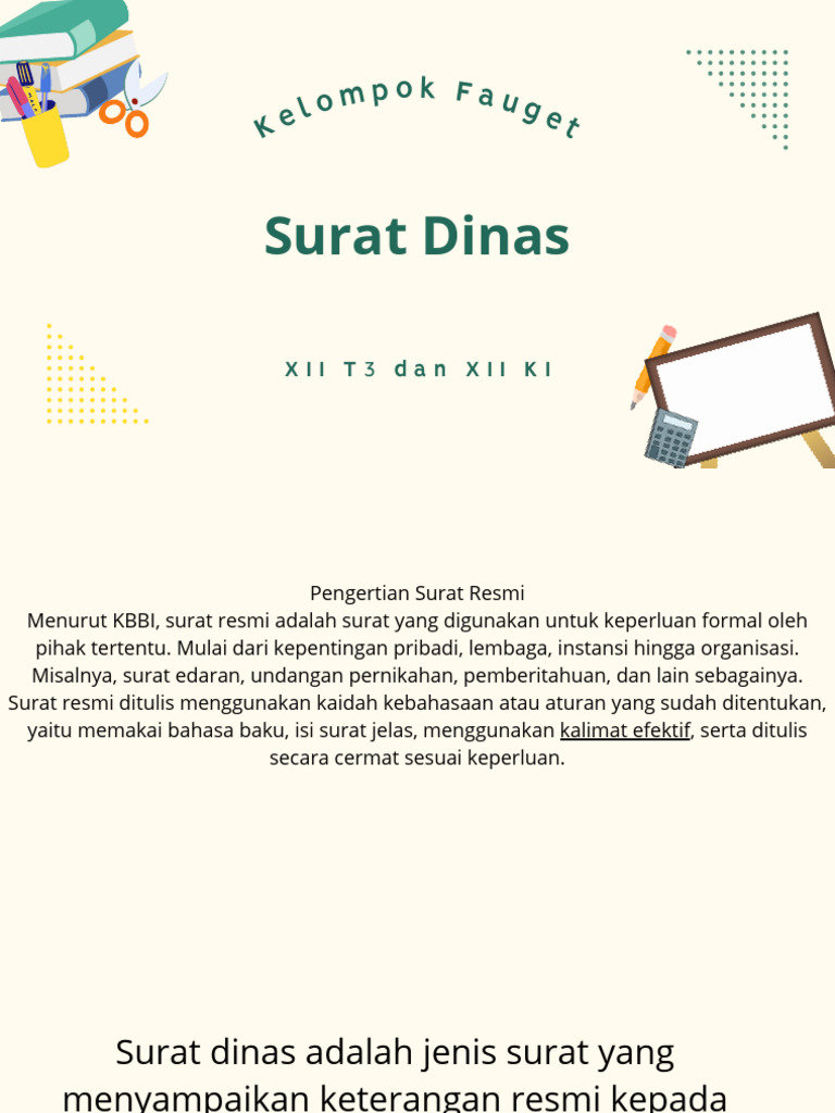 Surat Dinas | PDF