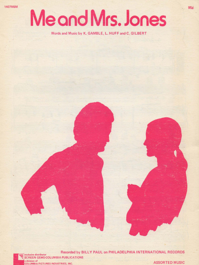 Me and Mrs Jones | PDF