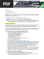 Pha Letter To Members 76th Ancex 2 | PDF