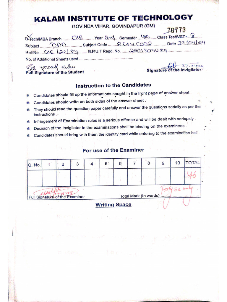 Sai_Prasad_Sahu_Topper_ClassTest02.deV | PDF