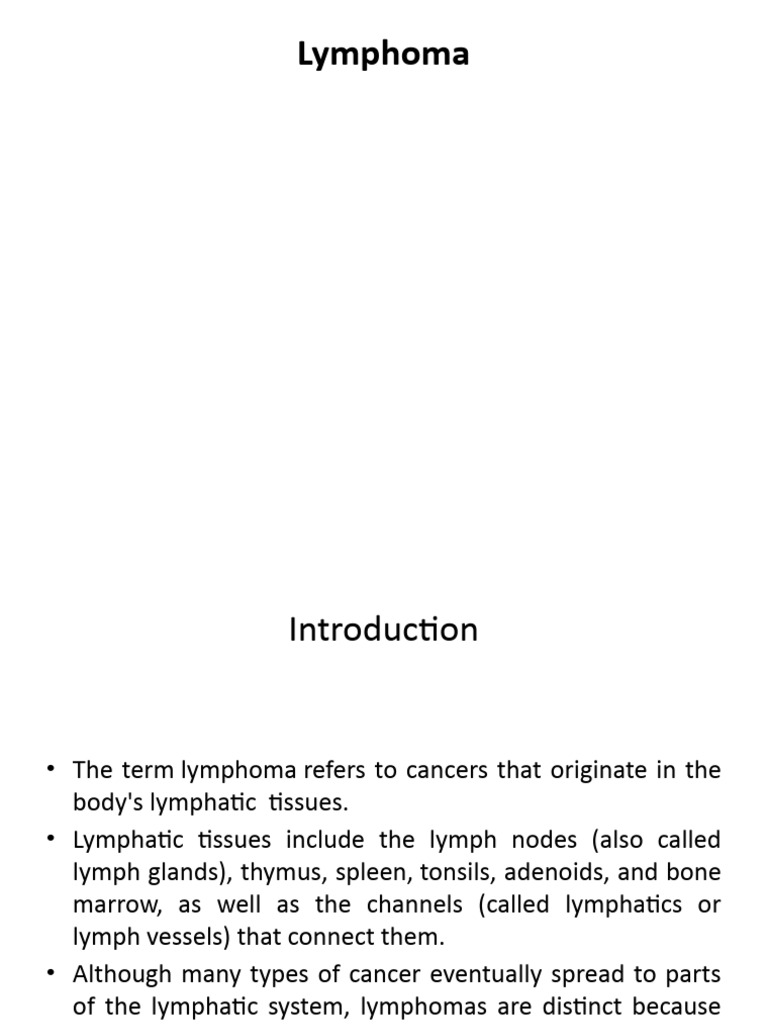 Lymphoma | PDF | Lymphoma | Lymphatic System