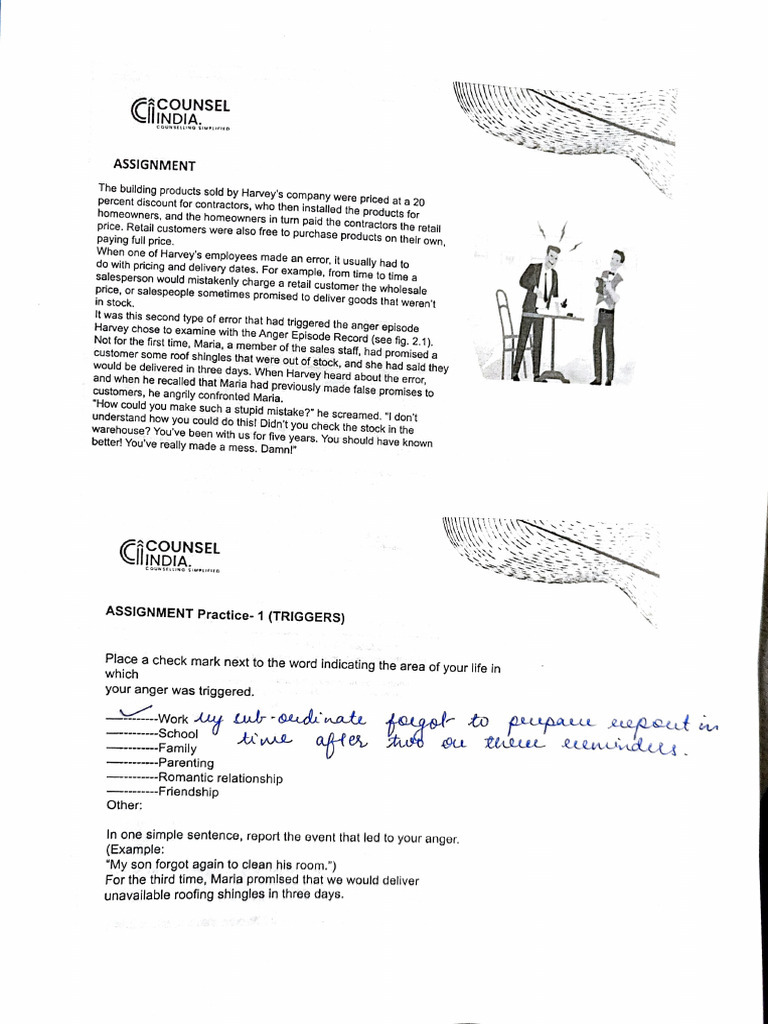 Anger Class 1 | PDF | Anger | Sales