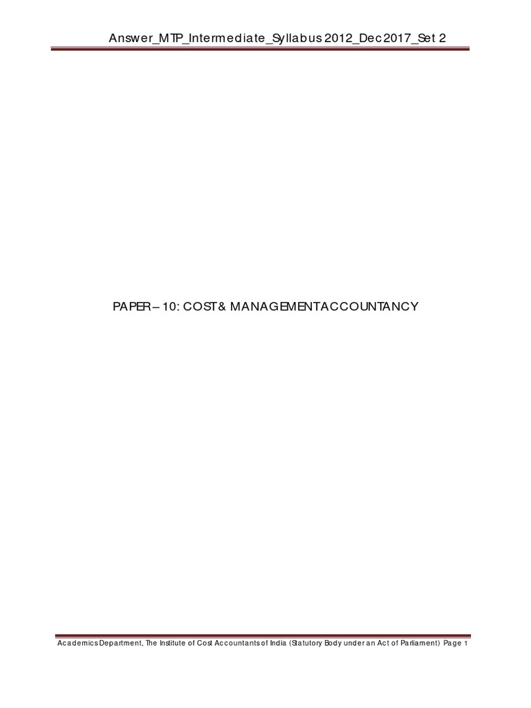 Paper10 Set2 Solution | Download Free PDF | Demand | Audit