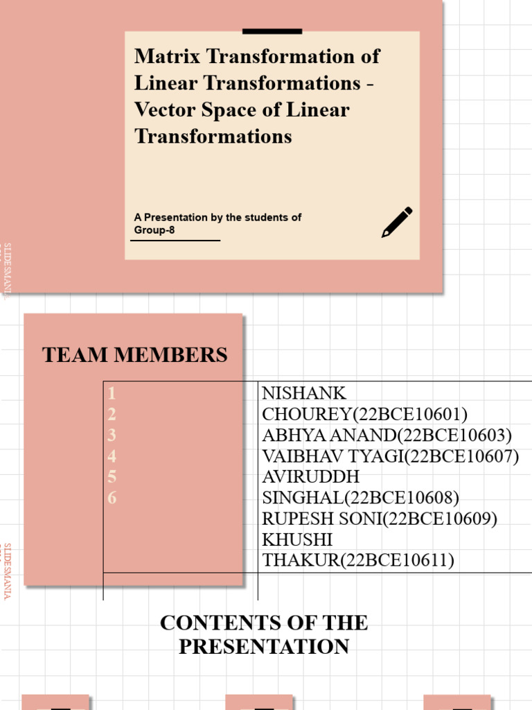 Linear Transformations and Matrices | PDF | Linear Map | Matrix (Mathematics)