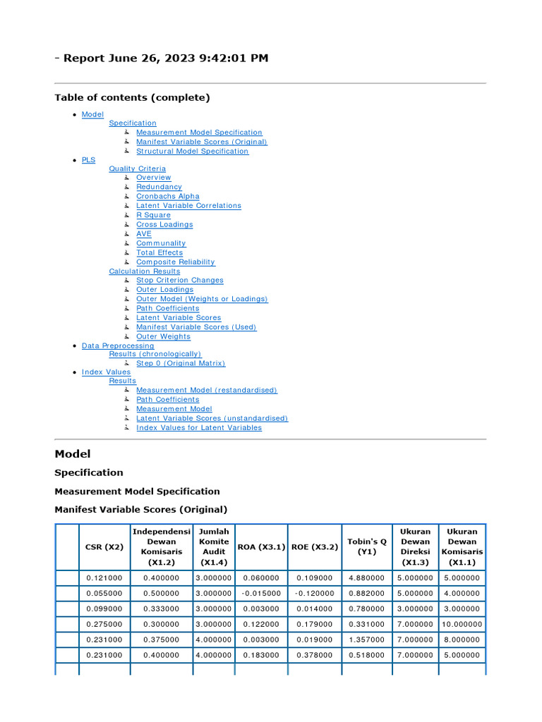 Report 1 Tugas UAS | PDF | Cronbach's Alpha | Statistics