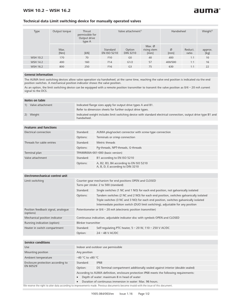 Auma 1 | Download Free PDF | Electrical Connector | Switch