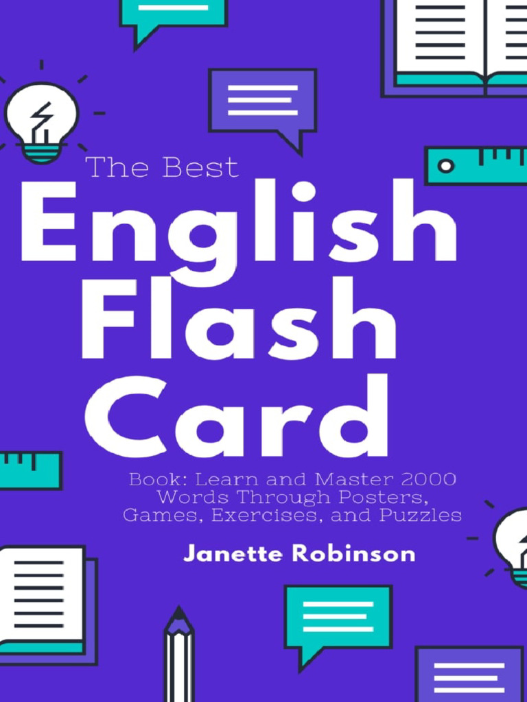 The Best English Flash Card Book | PDF | English Language | Graduate ...