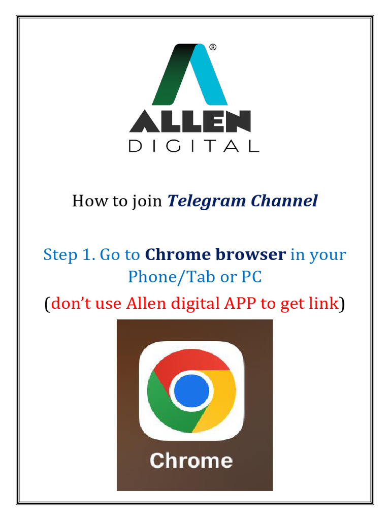 How To Get Telegram Channel Link On LMS | PDF | Computers