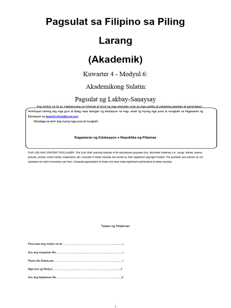 Ohsp Filrang Lm6a | PDF