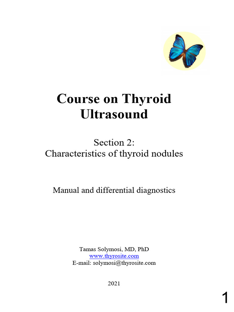 Thyroid Ultrasound - Part 2 Nodules | PDF | Thyroid Disease | Adenoma