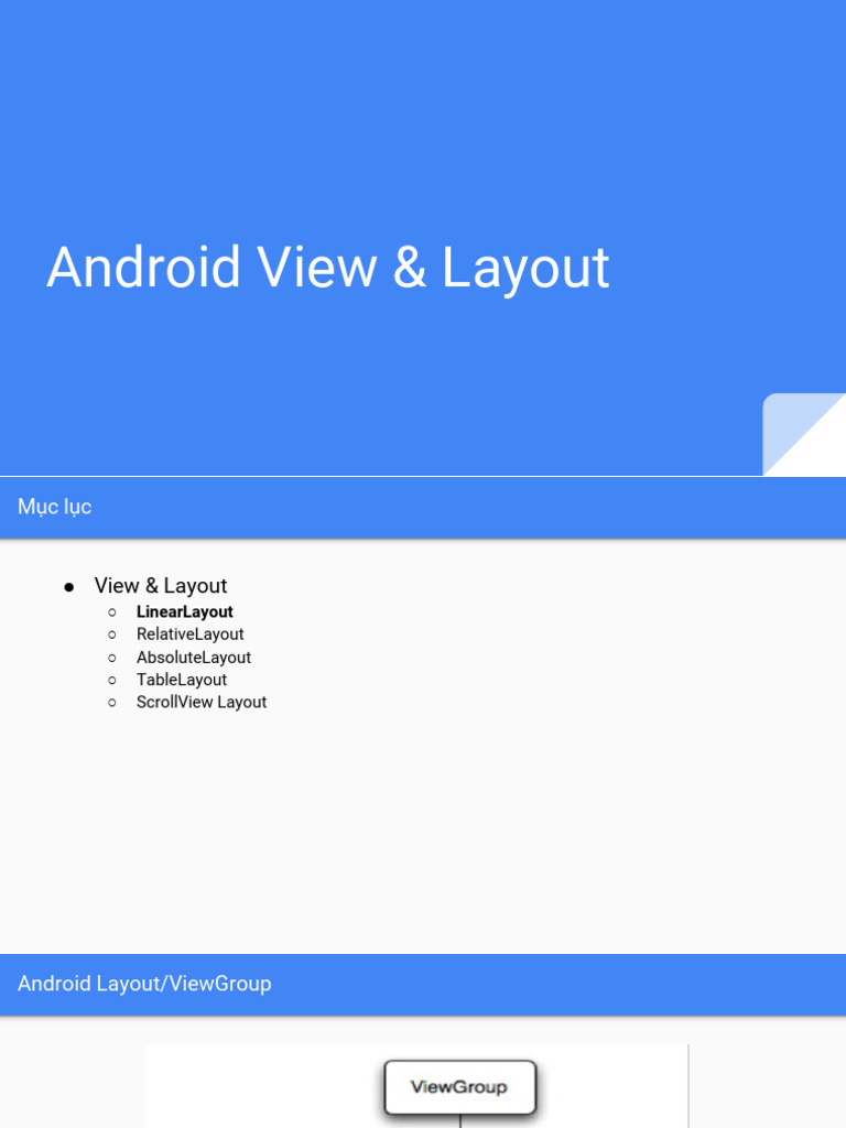 3-Android Views Layouts | PDF