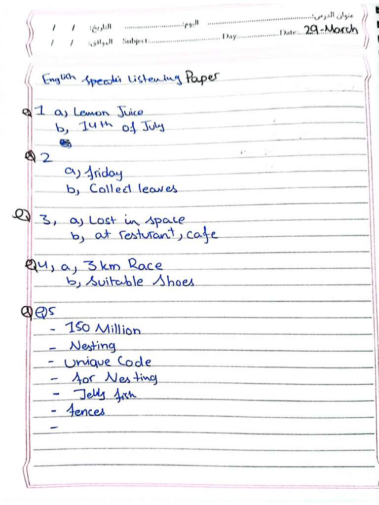 English Listening Paper | PDF