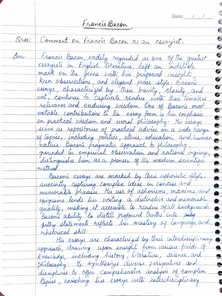 Insights into Bacon's Essays | PDF